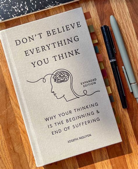 Dont Believe Everything You Think Book By Joseph Nguyen Official