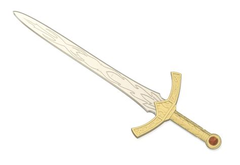 Goldryn Sword 3d Model Etsy