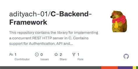github adityach 01 c backend framework this repository contains the library for implementing