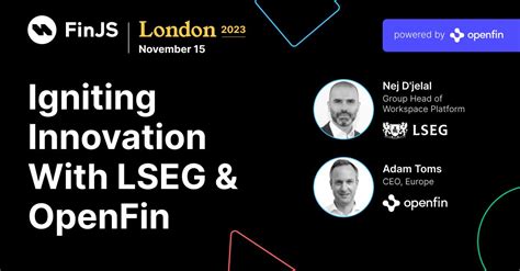 Learn About Lsegs Workspace Platform With Nej Djelal Finjs Posted On The Topic Linkedin