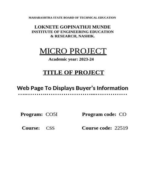 css microproject final copy pdf