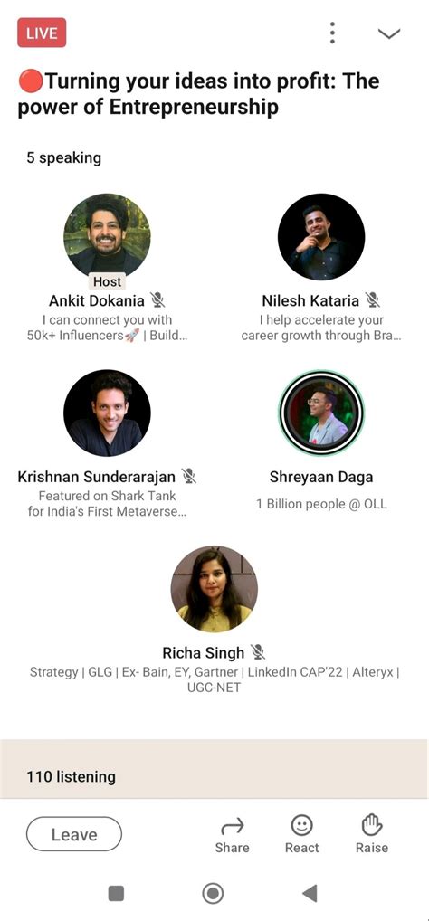 Saksham Jain On Linkedin Audioevent Networking Learningopportunities