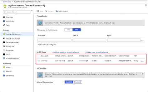 Secure Server Access With Vnet Service Endpoints For Azure Database For Mariadb Microsoft