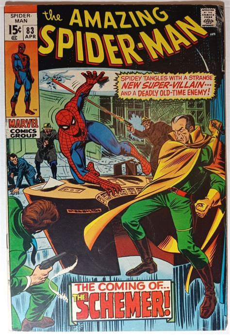 the amazing spider man 83 silver age grade range 5 5 1st schemer etsy