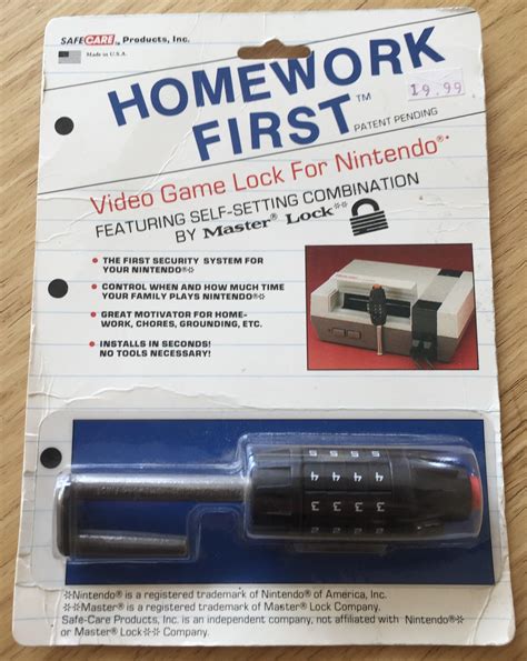 This Video Game Lock For The Nes Rgaming