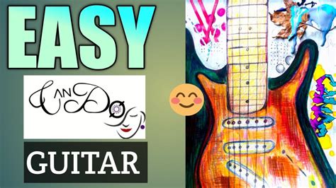 How To Draw An Electric Guitar Step By Step For Beginners Easy Guitar