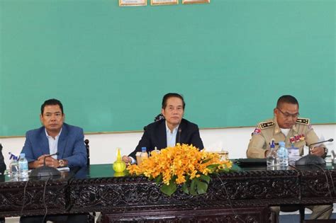 លោកឃួង ស្រេង ជំរុញឲ្យអាជ្ញាធរខណ្ឌទាំង១៤ និងកម្លាំងមានសមត្ថកិច្ច