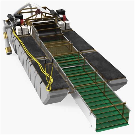 Equipment For Large Scale Gold And Diamond Mining 3d Model 149 3ds