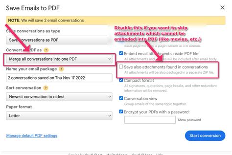 How To Save And Merge Multiple Email Messages Into One Pdf Document Cloudhq Support