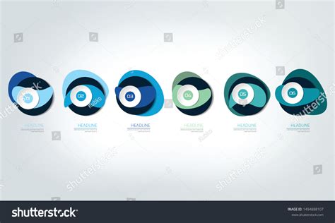 Infographic Timeline Report Template Chart Scheme Stock Vector Royalty