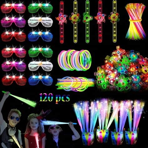 Way To Celebrate Multicolor Glow Wearable Pack With 8 Sets Of Glow