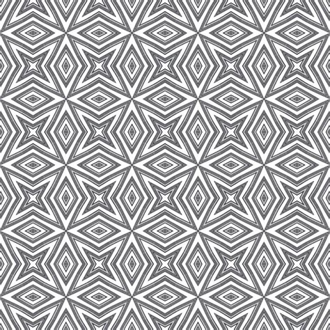Premium Photo Geometric Seamless Pattern Black Symmetrical