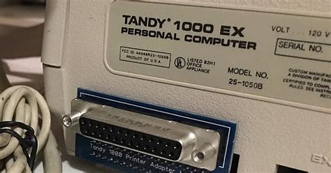 Tandy 1000ex Printer Adapter Album On Imgur