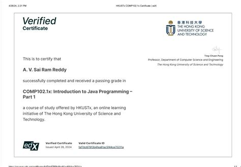 Sai Ram Reddy On Linkedin Completed Introduction To Programming Java