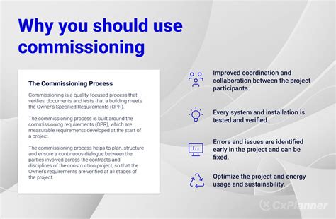 Available Commissioning Certifications