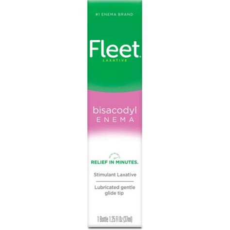 Fleet® Stimulant Laxative Bisacodyl Enema Comfortip Bottle 1 25 Fl Oz