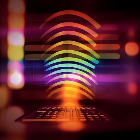 Premium Photo Hightech Security Fingerprint Scanning In A Digital World