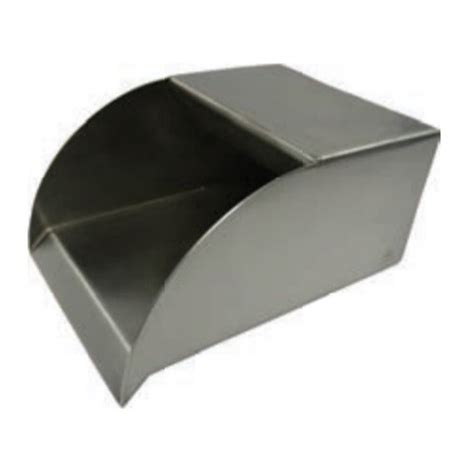 Stainless Steel Or Copper Radius Scupper │ Yard Couture