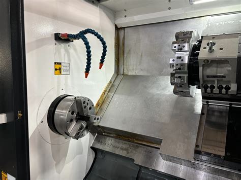 Slant Bed Cnc Lathe Machine Tools Htc 58100 With Hydraulic Station And Hydraulic Tailstock