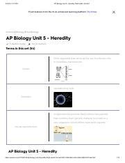 Comprehensive Guide To Heredity In AP Biology Unit 5 Course Hero