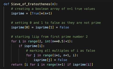 Learningjourney Python Algorithms Sieveoferatosthenes