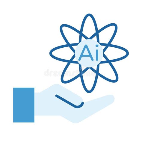 Generative Ai Atom Icon Stock Vector Illustration Of Future 362065407