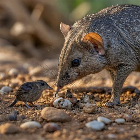Wildlife Of The Wild Elephant Shrew Amidst A Diverse Ecosystem Stock