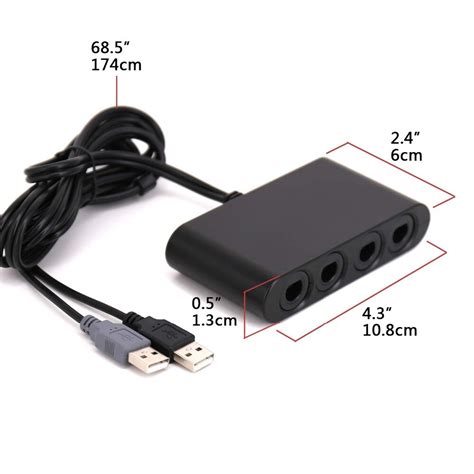 For Gamecube Controller Adapter 3 In 1 Controller Grandado