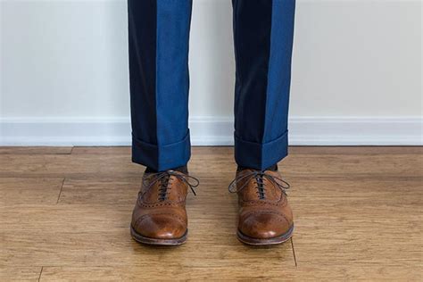 A Guide To Pant Breaks And Proper Pant Length He Spoke Style