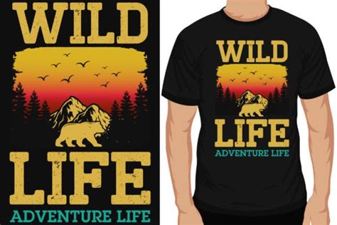 Wilderness Adventures T Shirt Design Graphic By Creative Tshirt