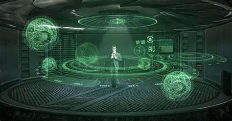 Holographic Room Concept Art By Tekkoontan Deviantart On