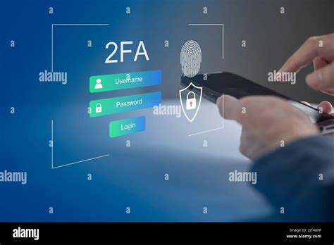 businessman using smartphone to fingerprint scan for two factor