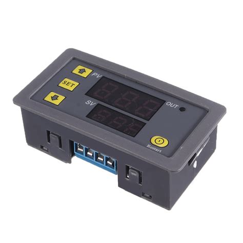 dc12v 24v delay timer infinite loop delay module double digital display