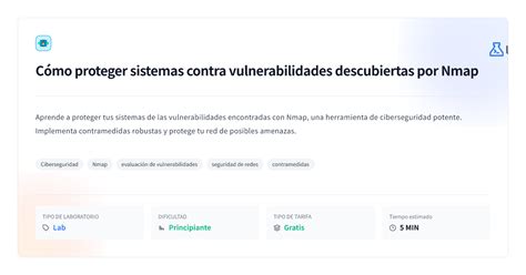 Protección De Sistemas Contra Vulnerabilidades Detectadas Con Nmap Labex
