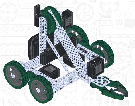 Vex Clawbot 3d Cad Model Library Grabcad Atelier Yuwa Ciao Jp