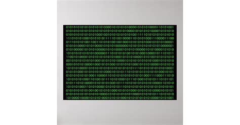 Binary Poster Zazzle