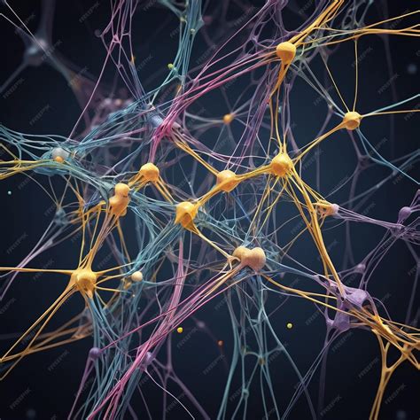 Neural Network Illustration Visual Representation Of Neural Networks Premium Ai Generated Image