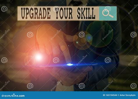 Text Sign Showing Upgrade Your Skill Conceptual Photo Expand Scope Of