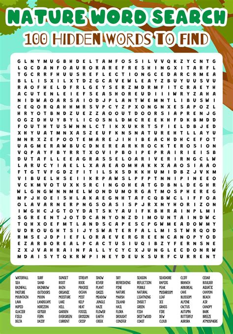 100 Word Search Printable Pdf Word Search Maker