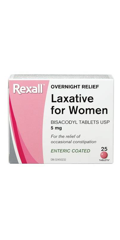 Acheter Rexall Laxative For Women Coated Tablet Bisacodyl 5mg à Wellca