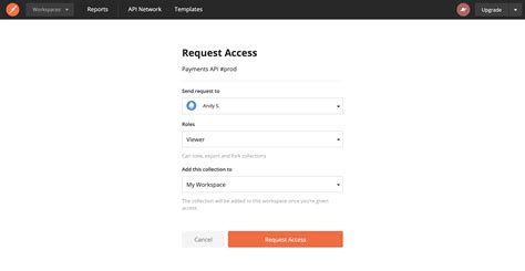 Requesting Access Postman Learning Center