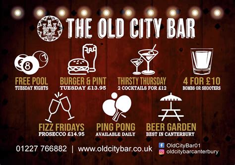 Old City Bar Pub In Canterbury Whats On