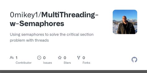 Github 0mikey1multithreading W Semaphores Using Semaphores To Solve