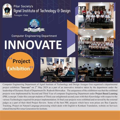 Computer Engineering Department At Aitdgoa On Linkedin Innovation Projectexhibition Aitd