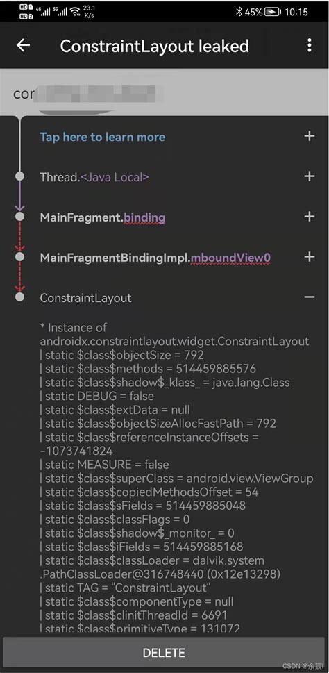Android 解决xxx Layout Leaked 使用navigation 踩坑 Xml内存泄漏android Navigation 缺点 Csdn博客