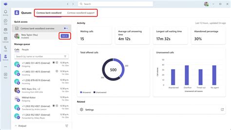 Use The Queues App For Microsoft Teams Microsoft Support