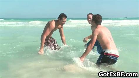 Steamy Gay Guys Beach Fun
