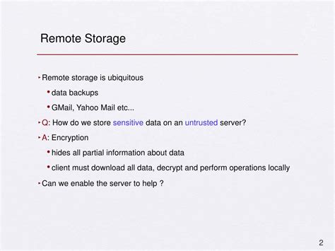 Ppt Searchable Symmetric Encryption Improved Definitions And Efficient Constructions