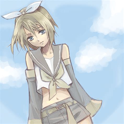 Kagamine Rin Vocaloid Drawn By Nanami Kazusa Danbooru