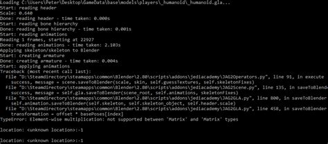 Problem Importing Animations In Blender Modding Assistance Jkhub